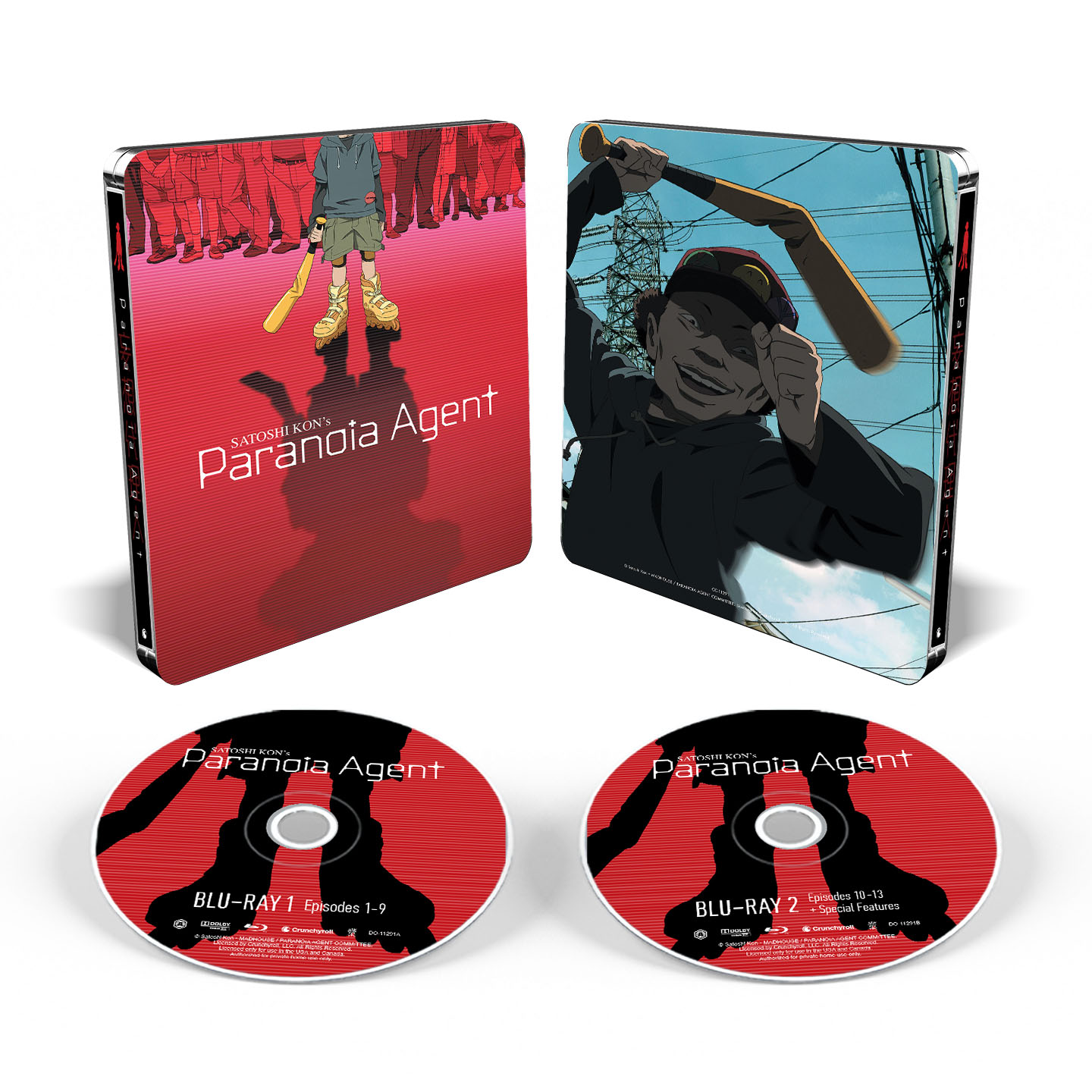 Paranoia Agent - The Complete Series - Blu-ray - SteelBook ...