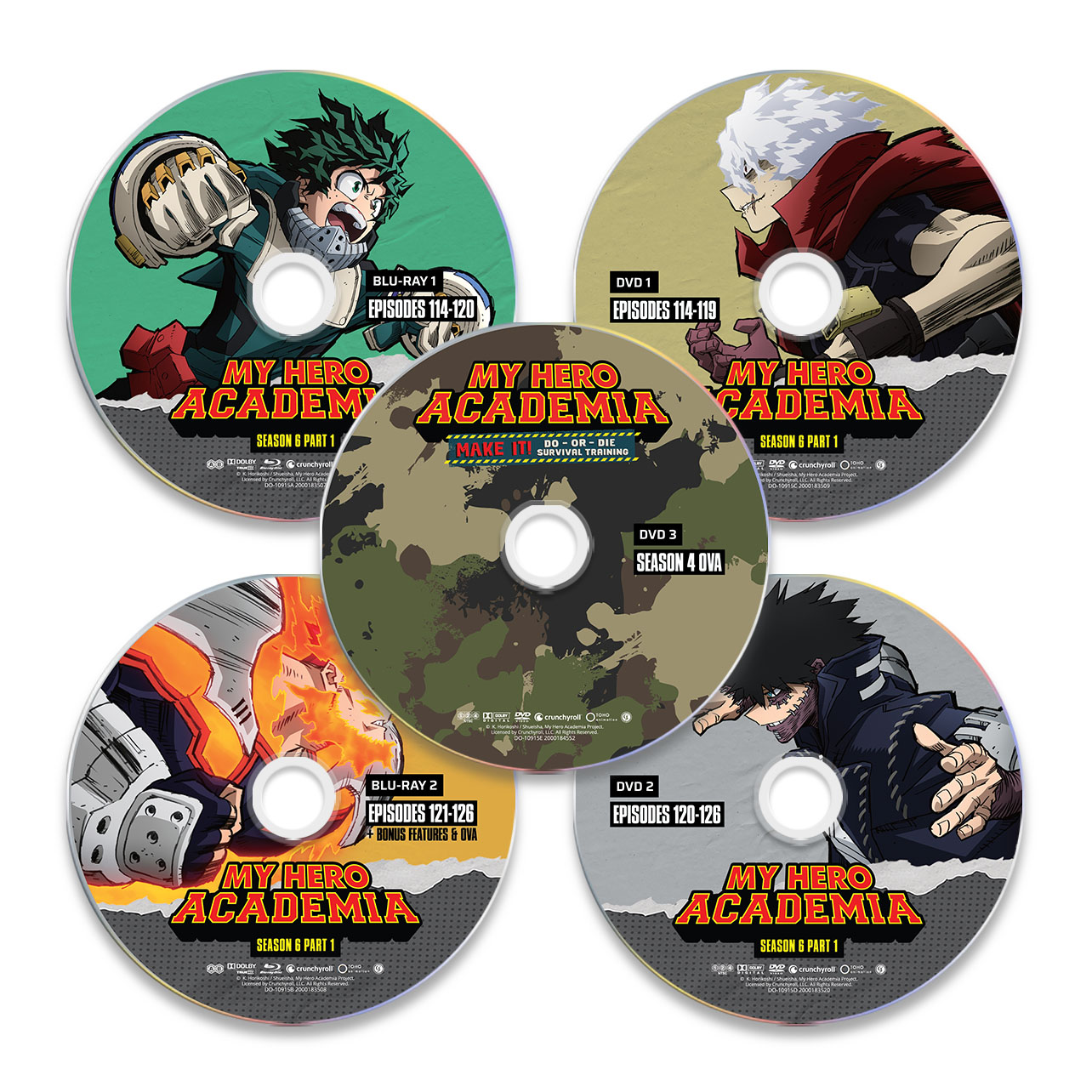 My Hero Academia - Season 6 Part 1 - Blu-ray + DVD - Crunchyroll Store